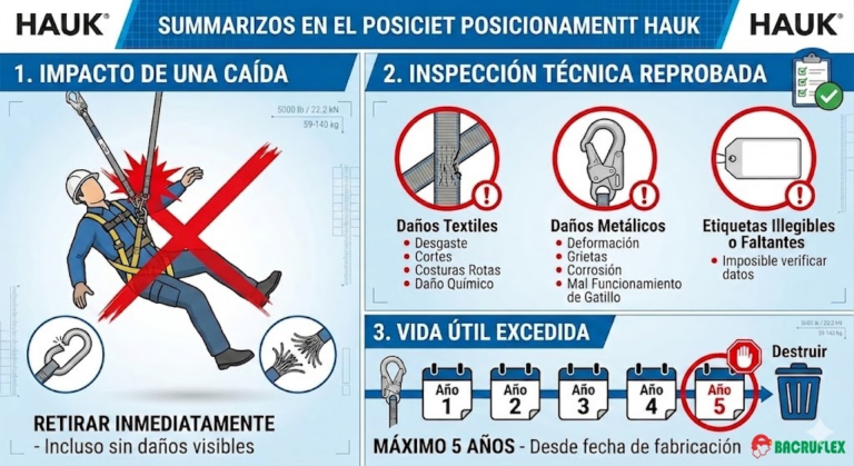 ¿Cuándo se debe retirar de servicio un dispositivo de posicionamiento Hauk?